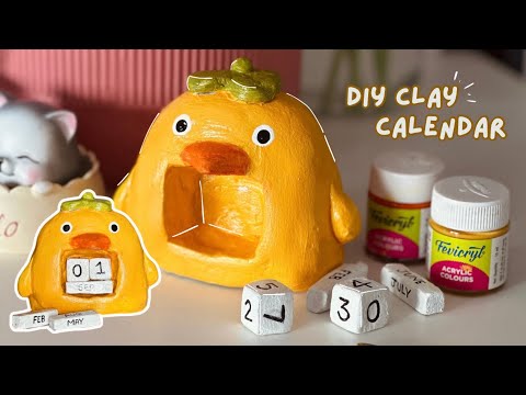 🐥 ️DIY Clay Calendar Tutorial | Step-by-Step Guide | - YouTube