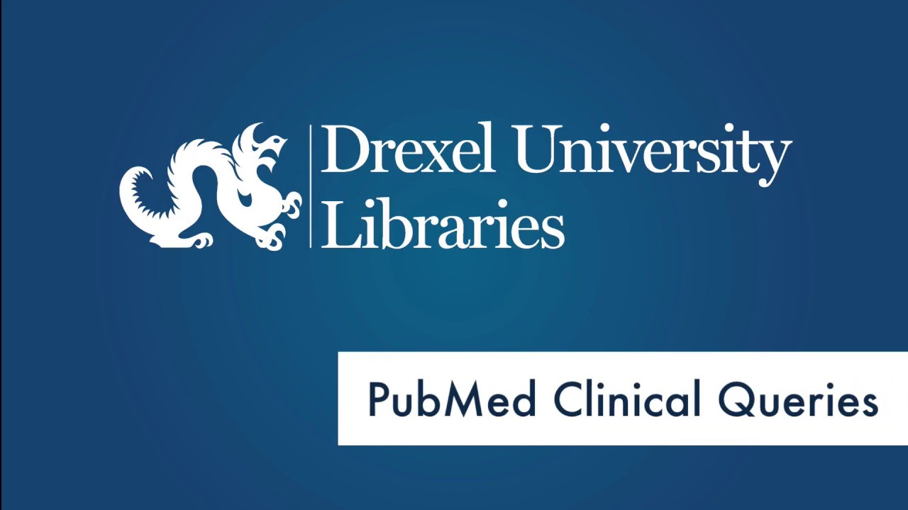 PubMed Clinical Queries - YouTube