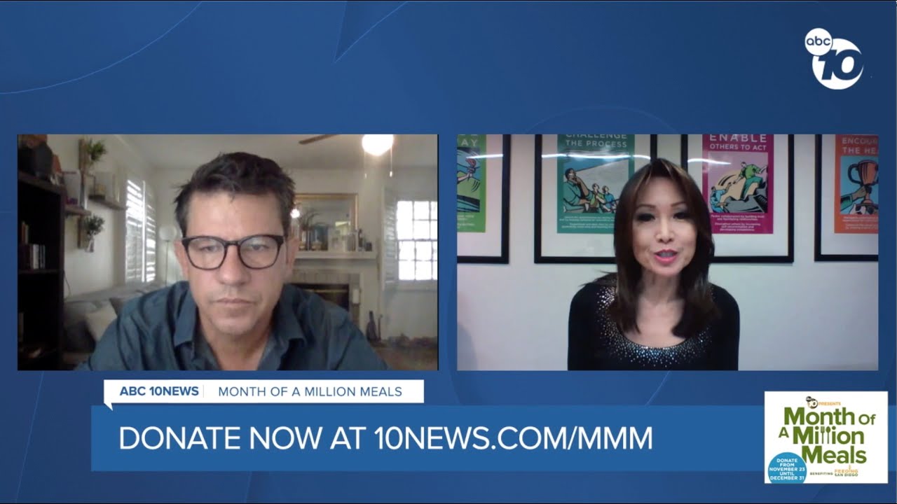 Troy Johnson on ABC 10NEWS for Feeding San Diego's Month of a Million ...