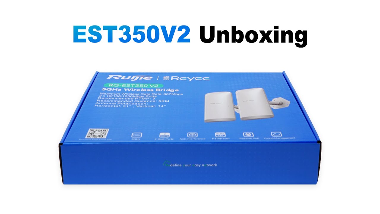 EST350 V2 Wireless Bridge Unboxing - YouTube