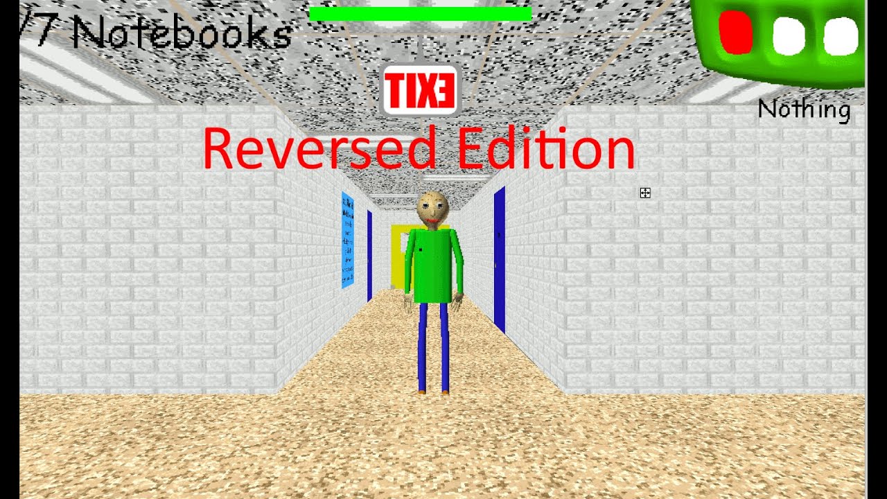 Baldi"s Basics But Reversed Edition | Baldi's Basics Mods - YouTube