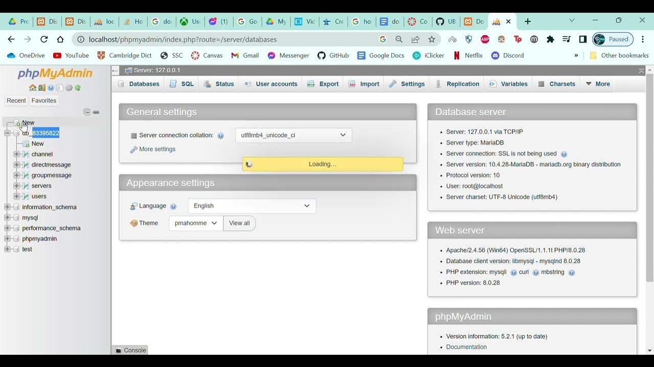 How to implement database using Xampp and phpMyAdmin - YouTube