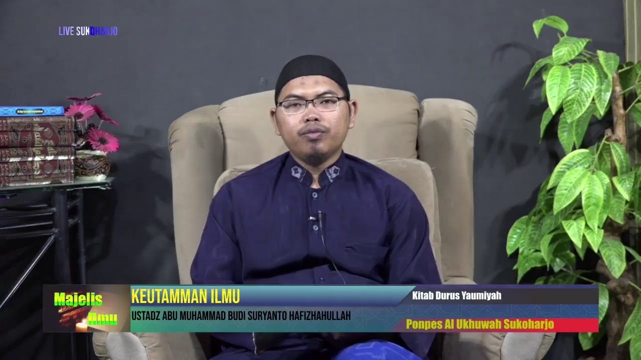 Kajian Live Insantv Sukoharjo Ustadz Abu Muhammad Budi Suryanto Kitab Durus Yaumiyah .2 - YouTube