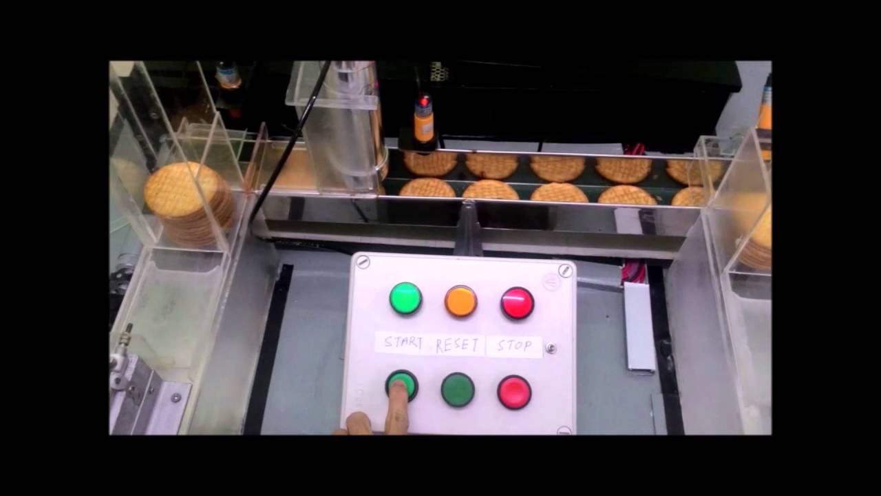 Mechatronics Final Year Project - Biscuit Sandwich Machine - YouTube