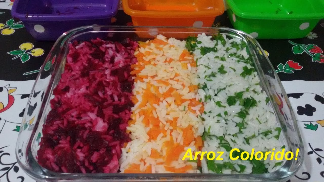 Arroz Colorido (Simples Assim) - YouTube