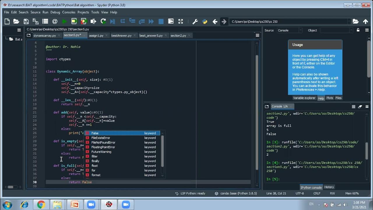 CS250 section 5 ch2 lecture5 - YouTube