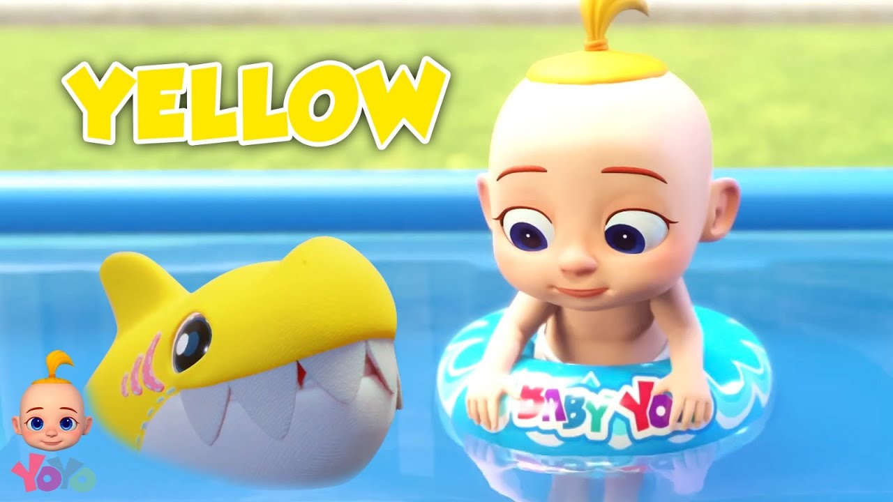 Color Baby Shark, बेबी शार्क, Learn Colors, Preschool Songs for Kids ...