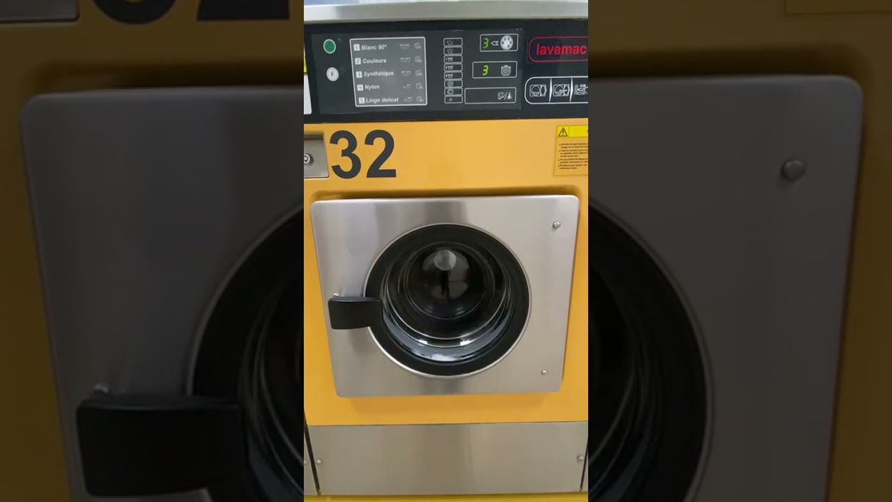 lavamac Commercial washer Final Spin - YouTube