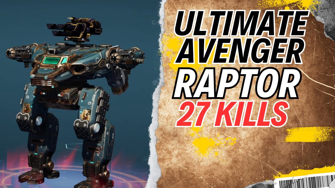 😱 Best Weapons For Raptor : Avenger : War Robots WR - YouTube