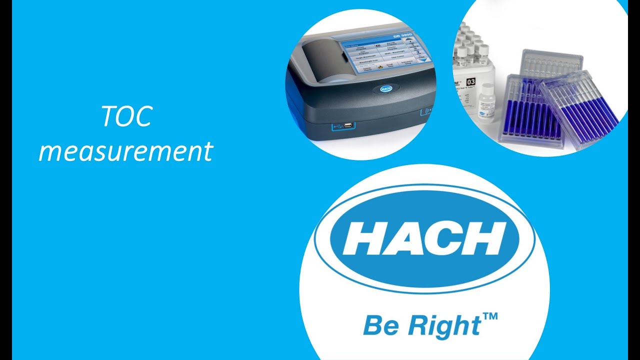 Hach TOC Measurement with DR3900 Spectrophotometer - YouTube