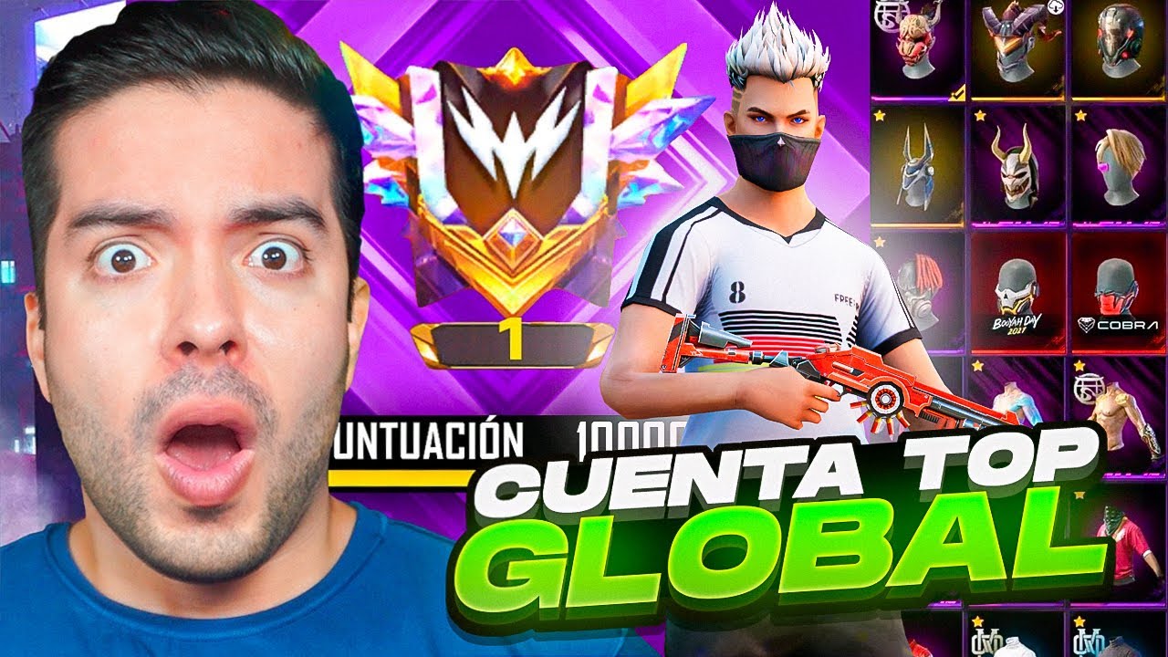 REVISE TODO LO QUE TIENE LA CUENTA DEL TOP GLOBAL No.01 EN FREE FIRE ...