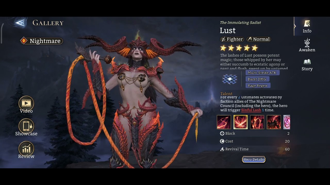 New Best Legendary Hero Lust (Guide) - Watcher of Realms - YouTube