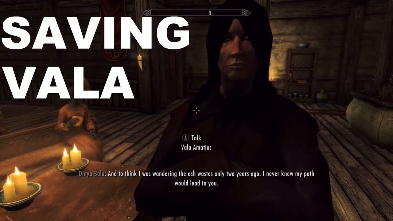THE BROTHERHOOD OF OLD - SAVING VALA ENDING (Skyrim Mods) - YouTube