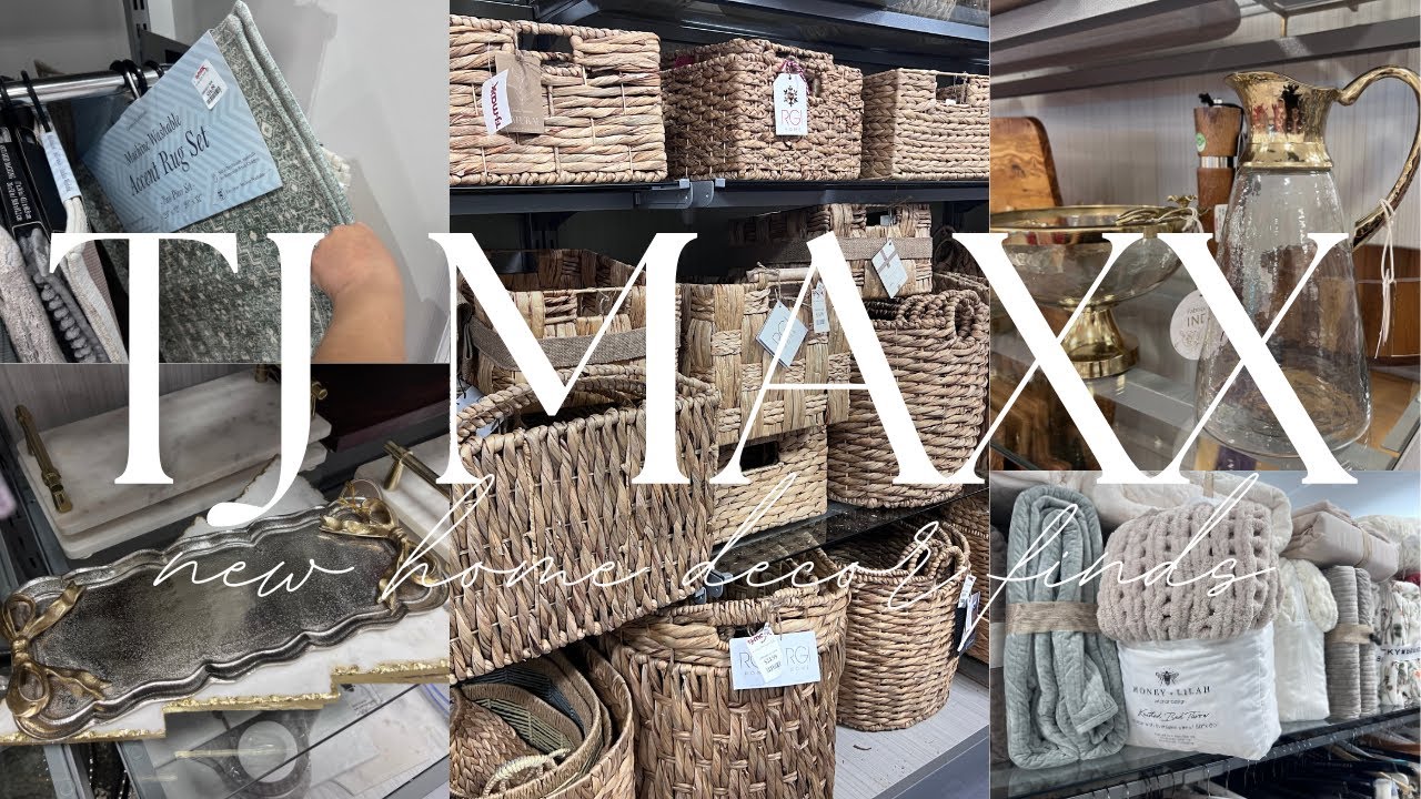 TJ MAXX NEW HOME DECOR FINDS 2024 \\ HIGH END LOOKS FOR LESS - YouTube