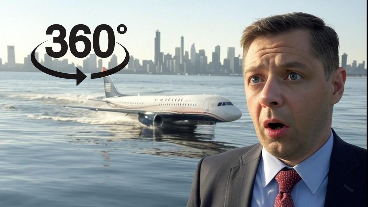 360° VR MIRACLE ON THE HUDSON | US AIRWAYS 1549 - YouTube