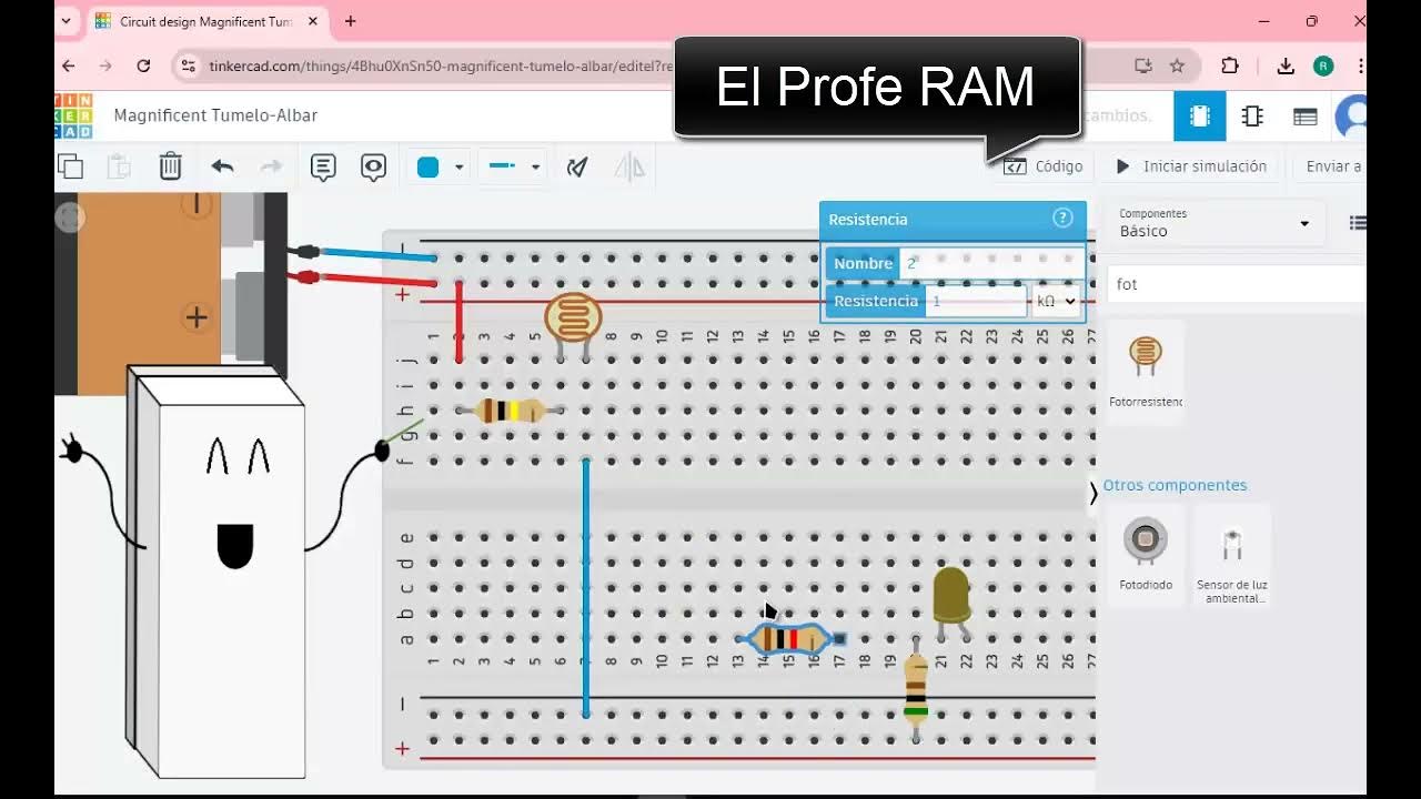Como hacer un detector de luz con una foto resistencia y un transistor ...