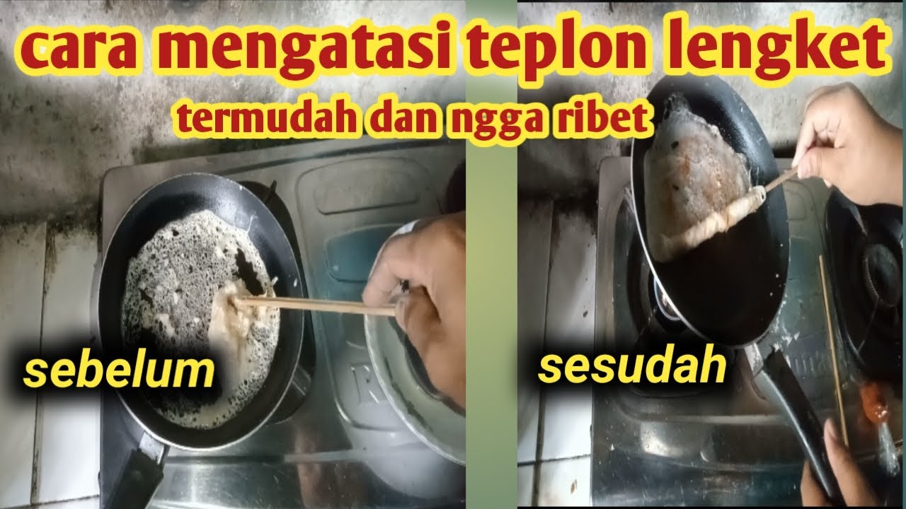 Cara mengatasi teplon lengket atau rapat saat di gunakan - YouTube