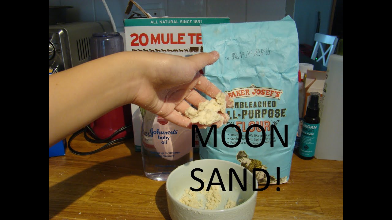 Science experiment #3 Moon Sand - YouTube