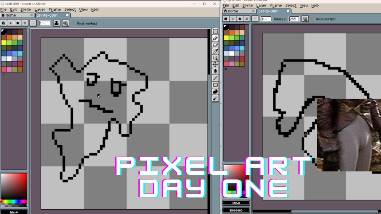 Pixel Art: Day One - YouTube