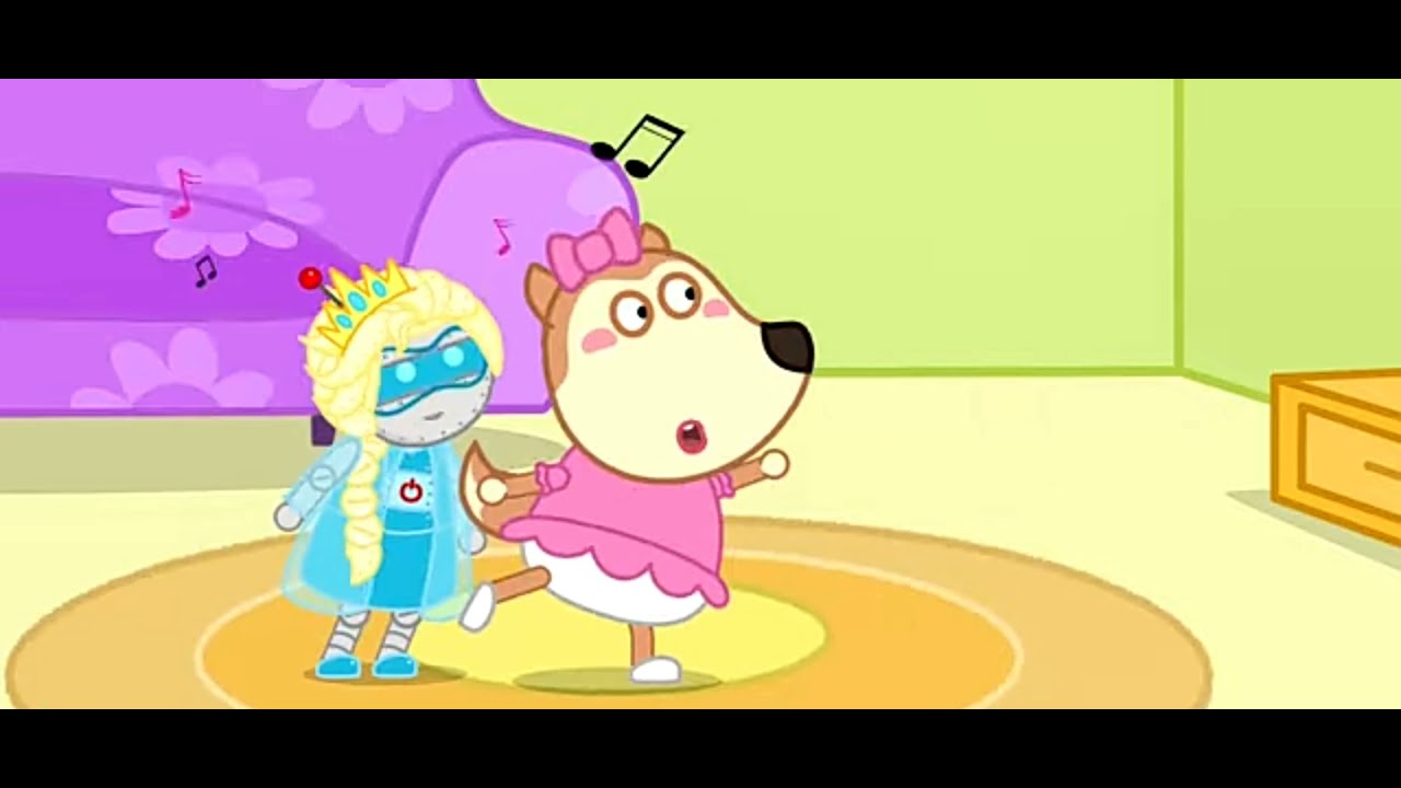 Wolfoo Saving Robot Elsa - YouTube