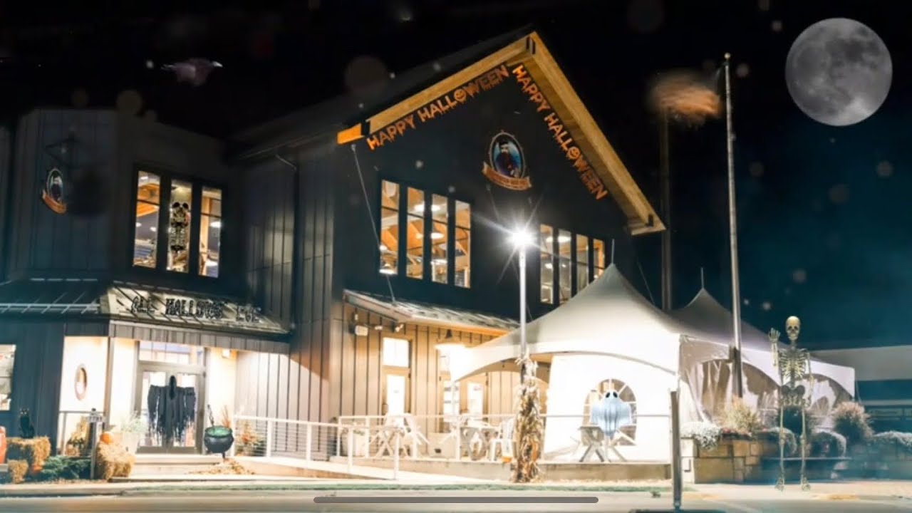 Spooky Haunted Restaurant on Halloween Night ASMR Ambience - YouTube