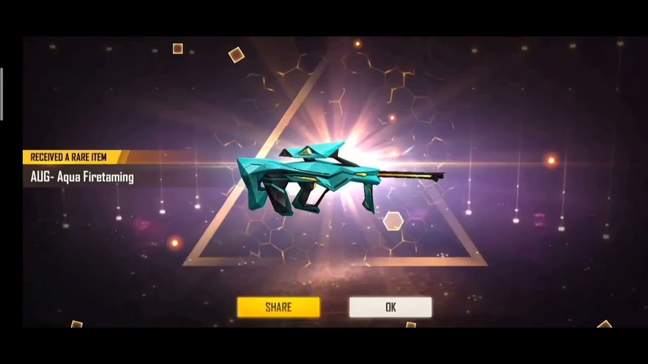 free fire new Aug skin - YouTube