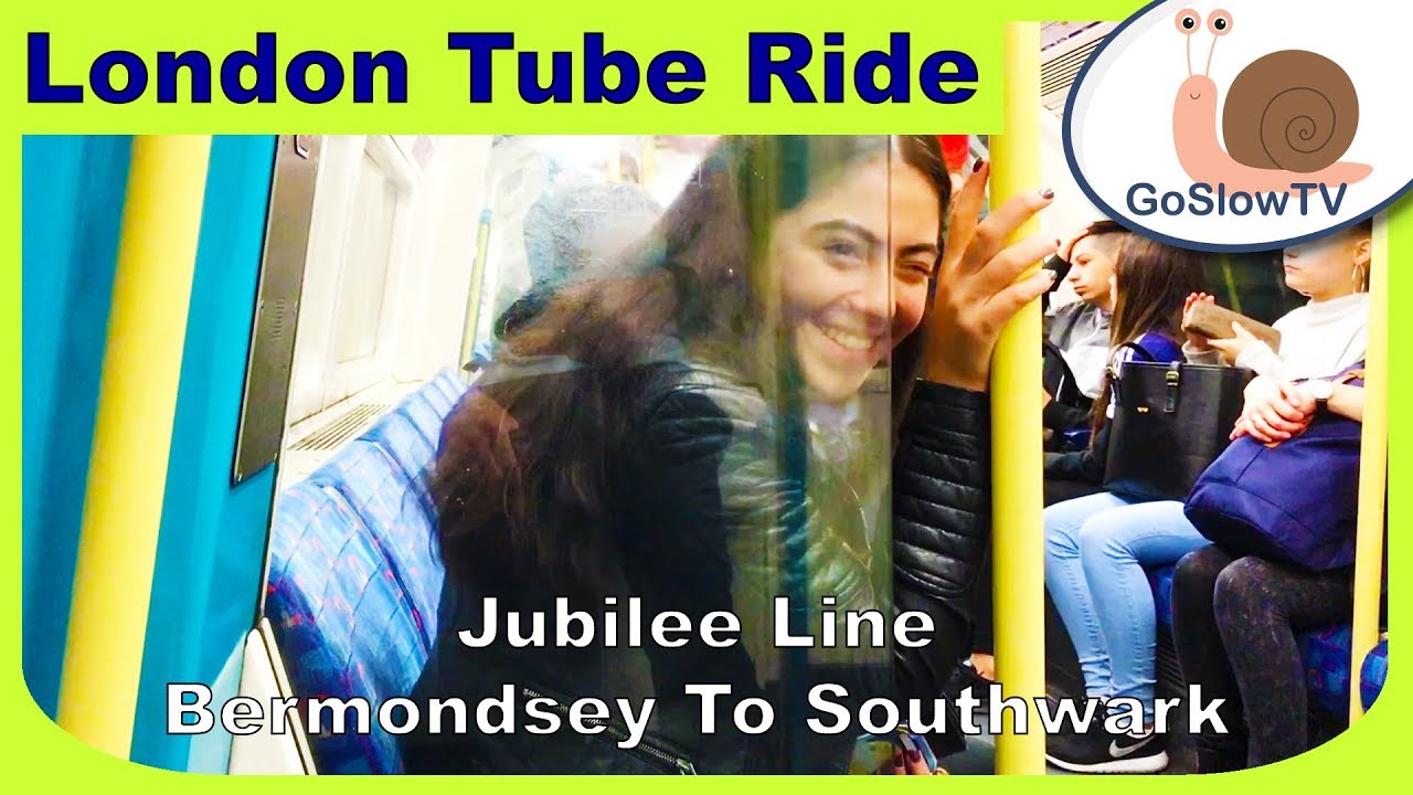 London Underground Tube Ride | Bermondsey To Southwark | Jubilee Line ...