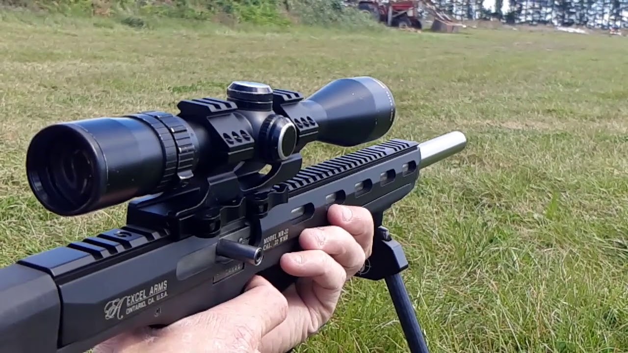 excel arms accelerator 22wmr slow mo - YouTube