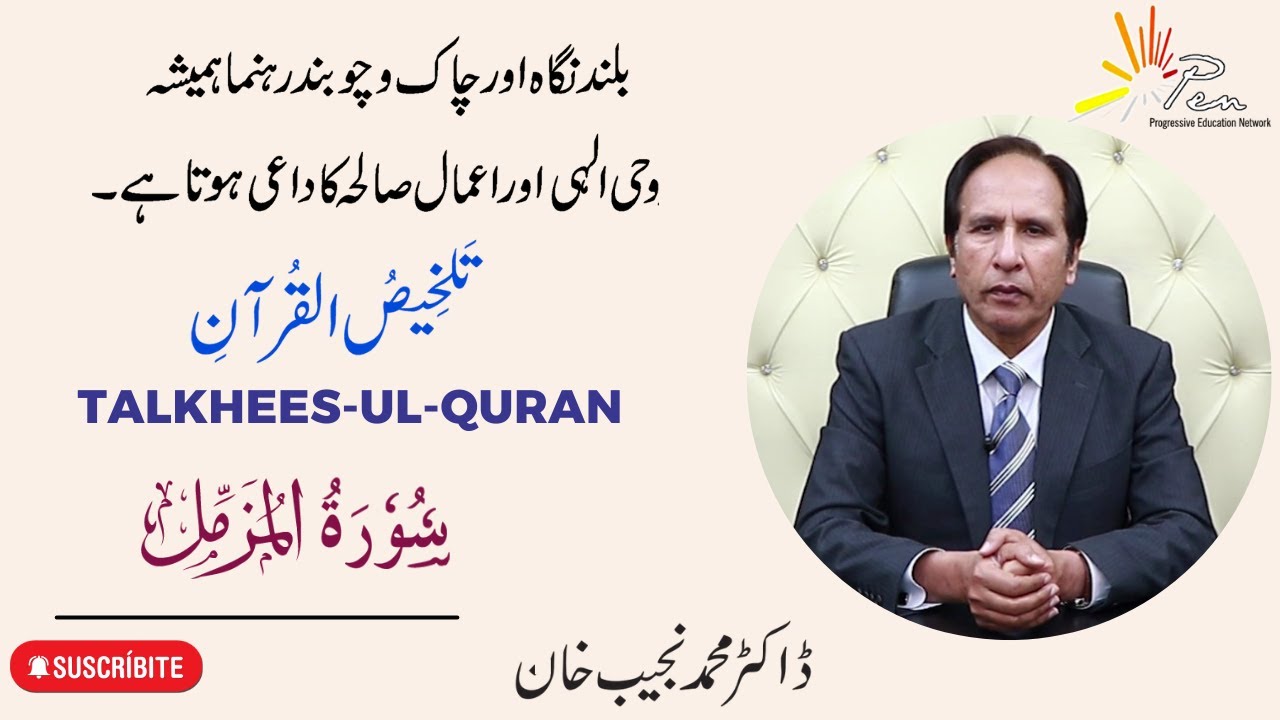 Surah -Al-Muzzammil | (Chapter 73) |Talkhees-ul- Quran by Dr Muhammad ...