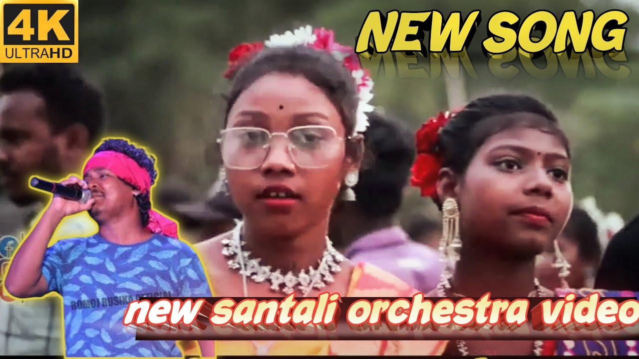 new santali orchestra video || santali chapri dance video || সাঁওতালি ...