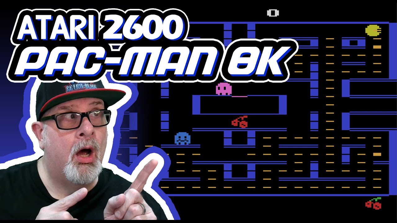 PAC-MAN 8K REVIVAL on ATARI 2600 - Is THIS the BEST PORT EVER? - YouTube