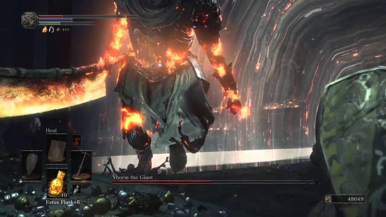 DARK SOULS™ III: Yorm the Giant with Siegward - YouTube