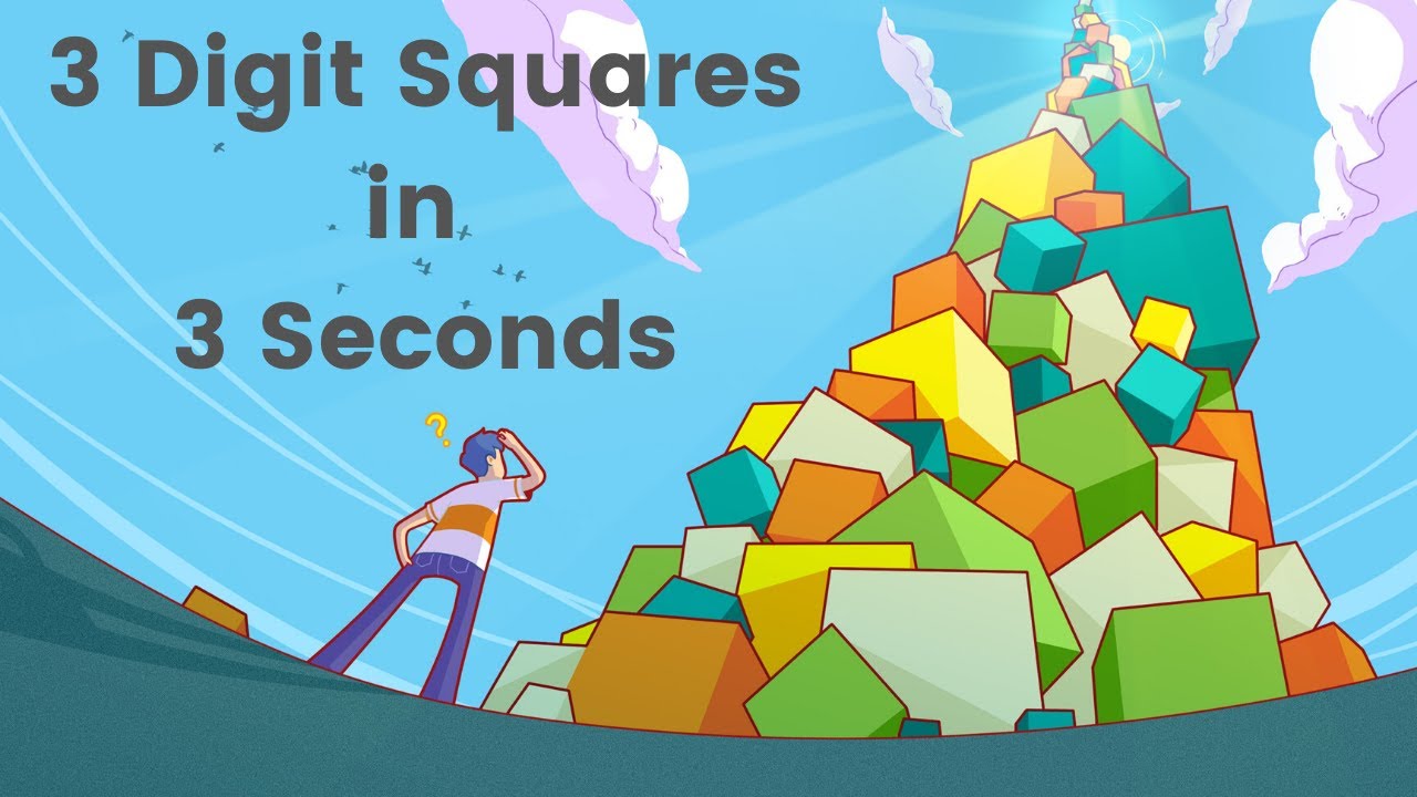 Learn 3 Digit Squares in 3 | Maths Tricks | Math Tricks For Fast ...