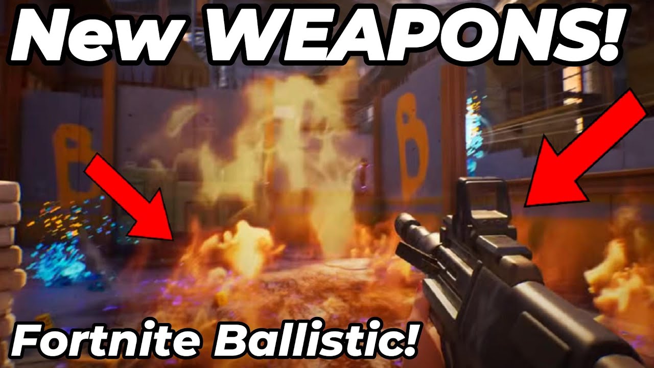 Fortnite Ballistic Update #2 - Burst Rifle And Fire Grenade! - YouTube