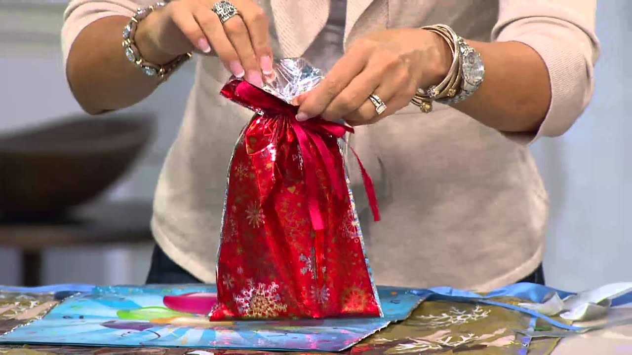 Kringle Express 72-Piece E-Z Drawstring Holiday Gift Bag Set with ...