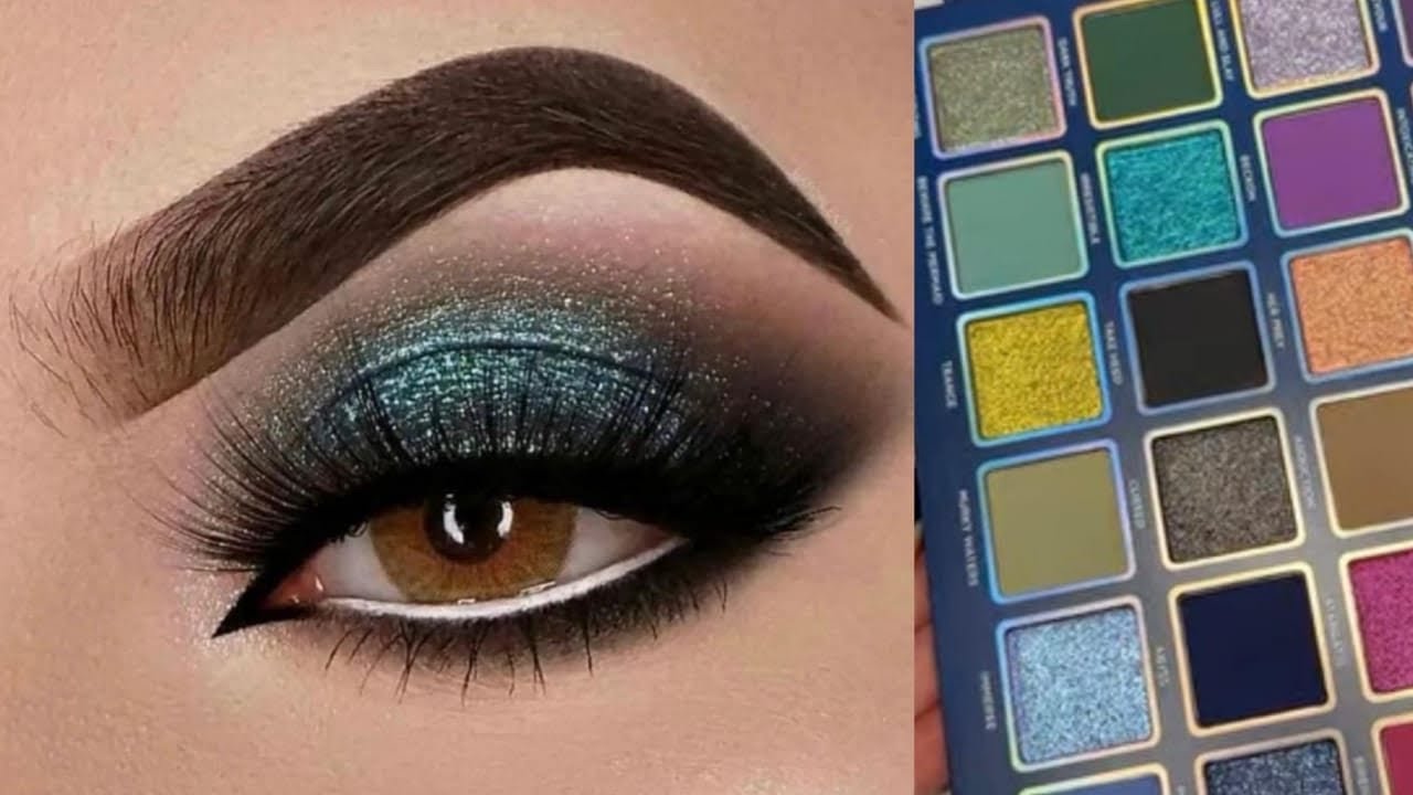 Glittery Glam Eyes Makeup Tutorial For Wedding Eye Makeup Tutorial
