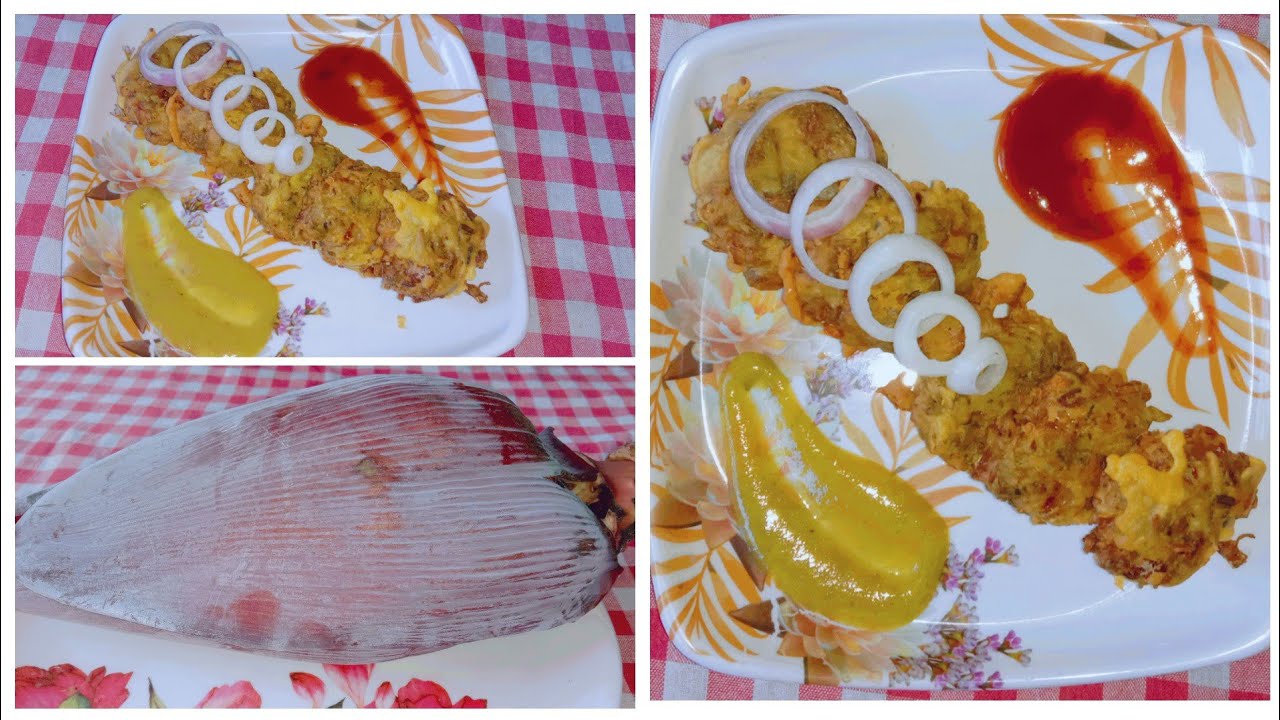 Crispy and tasty banana flower vada recipe || Banana flower vada recipe ...