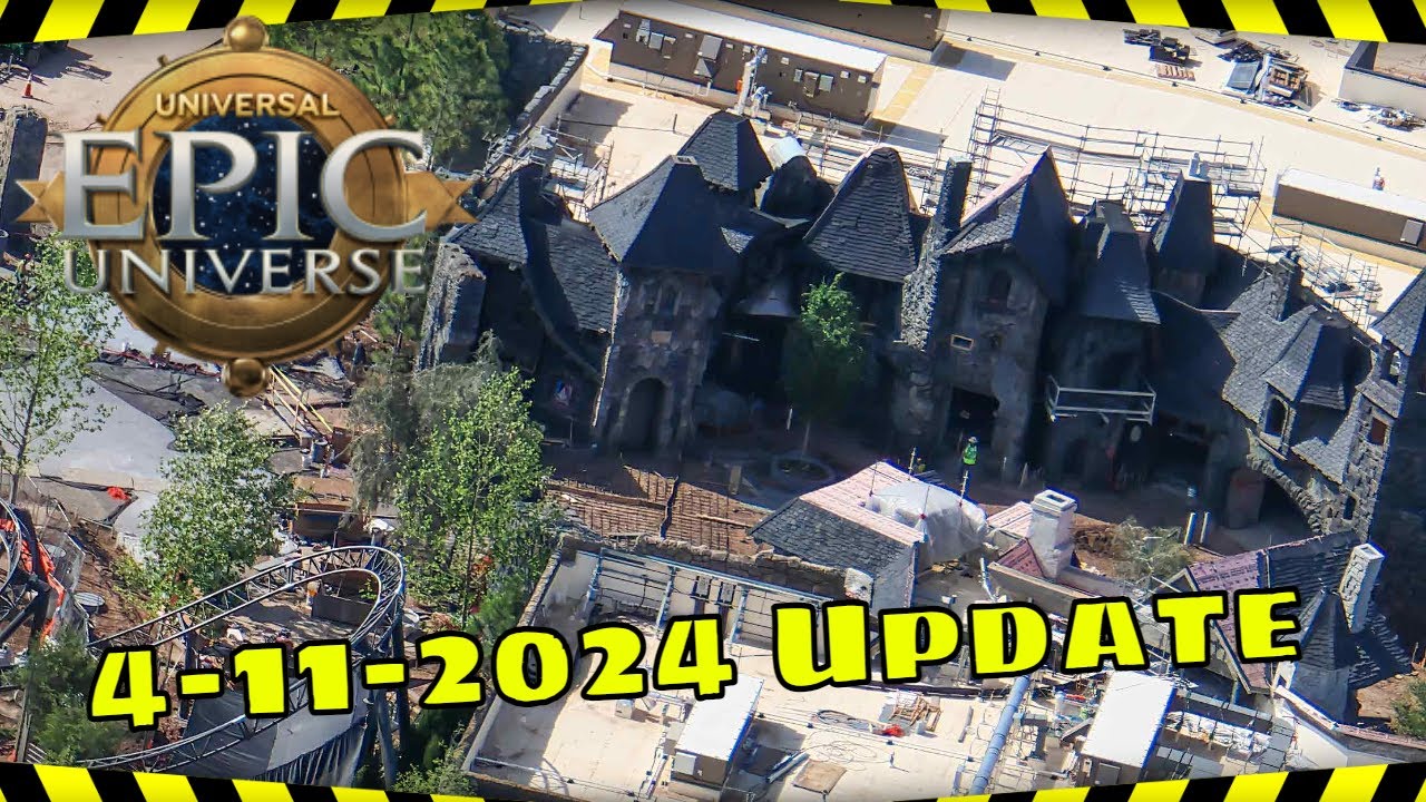 MARATHON Universal Epic Universe Construction Update 4-11-2024 - YouTube