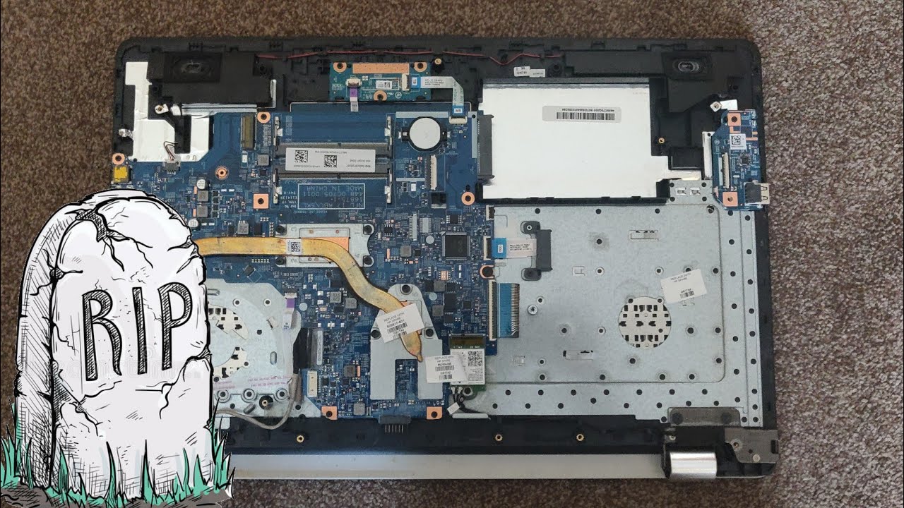 MY LAPTOP DIED - YouTube
