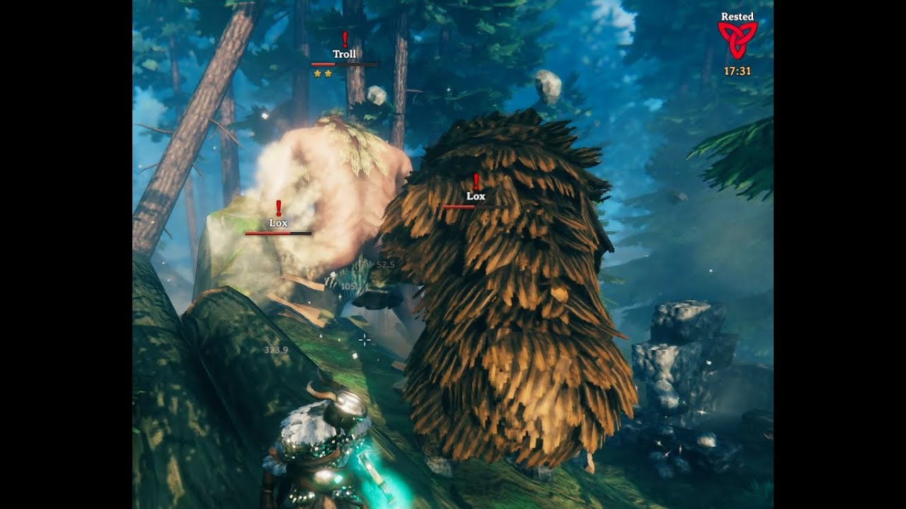 Valheim Two Star Troll vs Lox in the wild! - YouTube