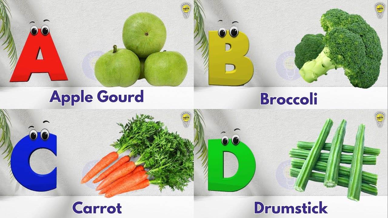 Vegetables ABC Song | Vegetables Alphabet Song | Phonics for Kids ...