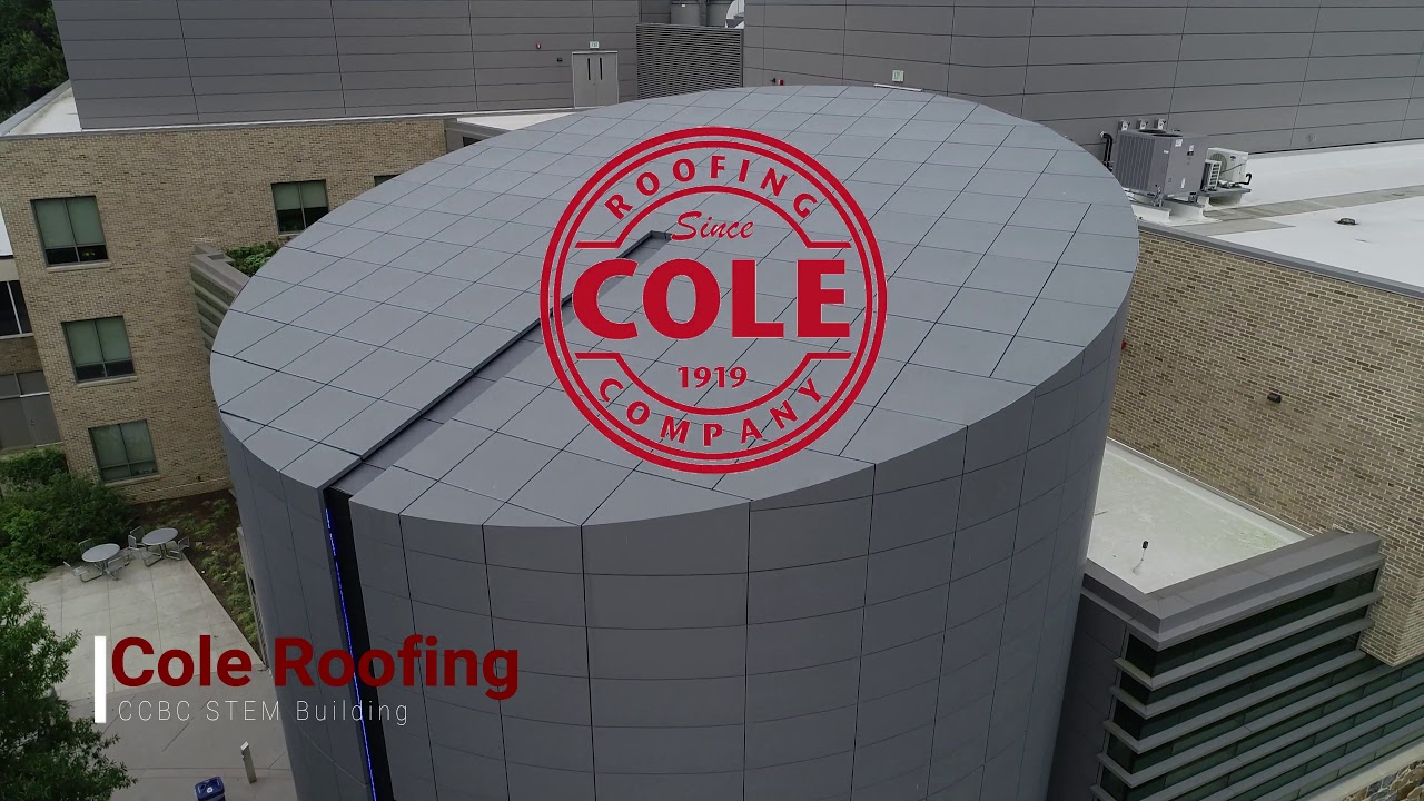 Cole Roofing - CCBC STEM Building - YouTube