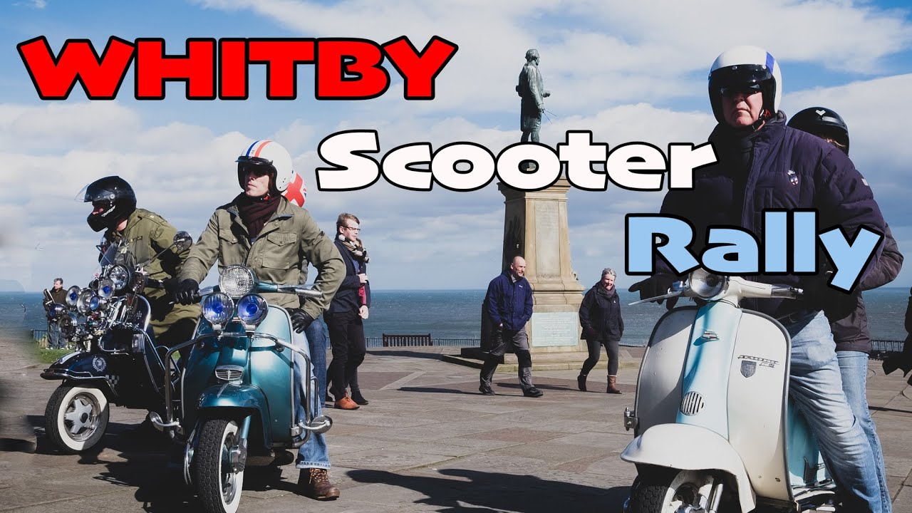 Whitby Scooter Rally - Easter 2024 At Whitby - YouTube