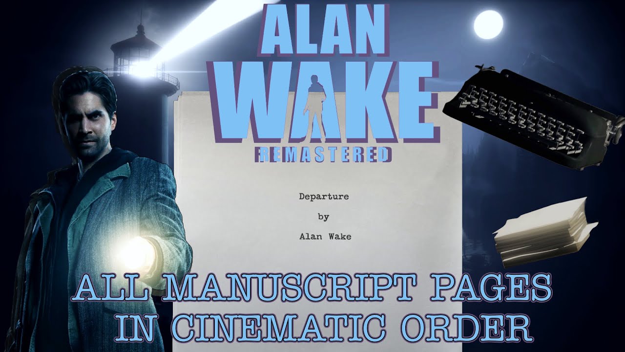 Departure by Alan Wake - Manuscript Pages in Cinematic Order With ...