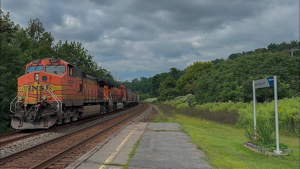 Railfanning on the CSX Mohawk Subdivision featuring BNSF on CSX G107 ...