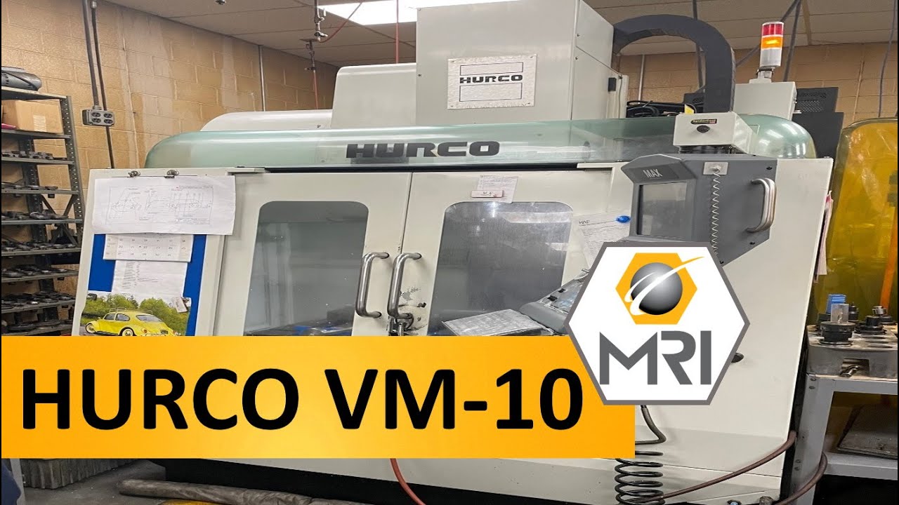 2012 HURCO VM-10 CNC VERTICAL MACHING CENTER - YouTube
