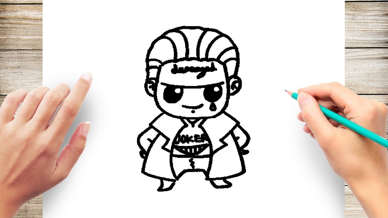 How to Draw Chibi Joker - YouTube