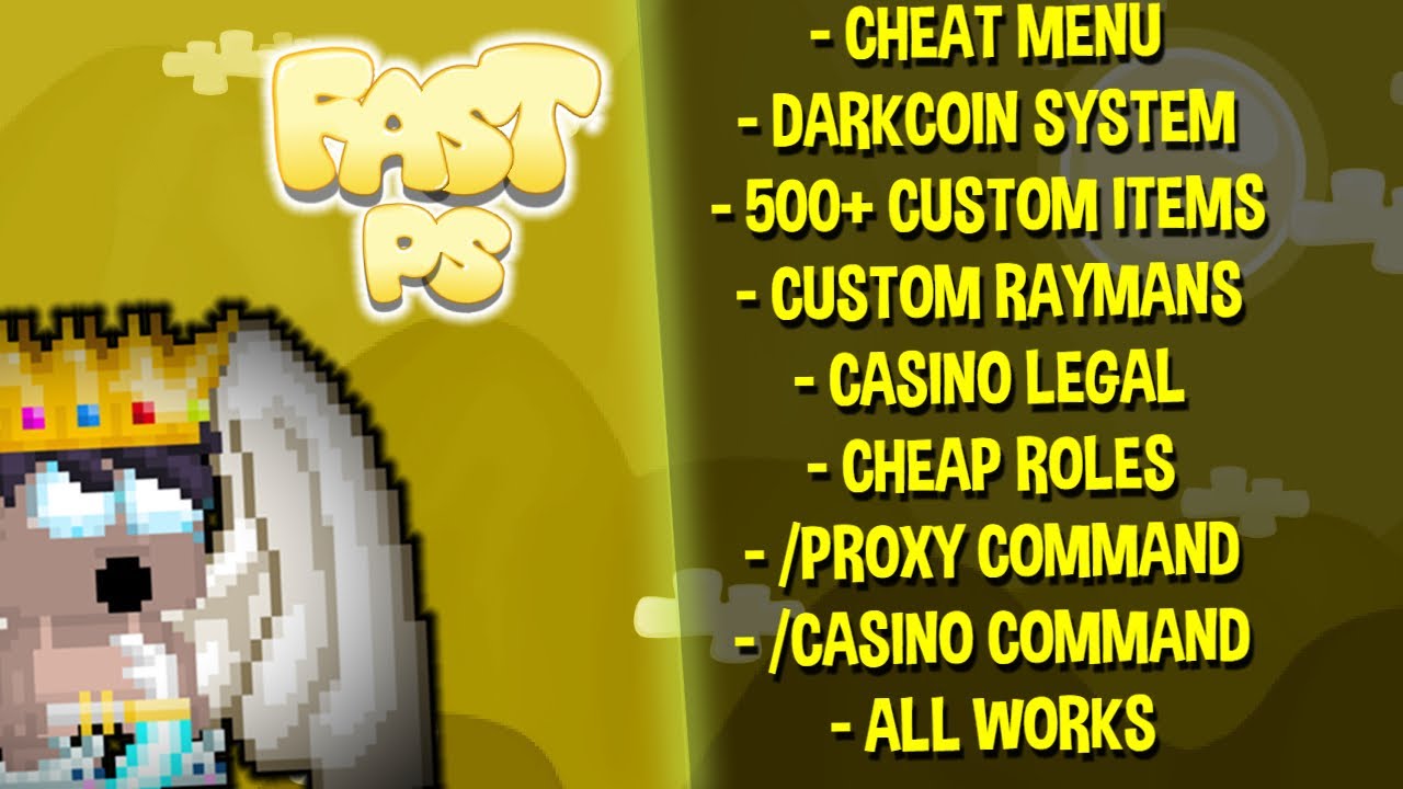CUSTOM RAYMAN ITEM? | GROWTOPIA PRIVATE SERVER TERBARU | FAST PS | BEST ...