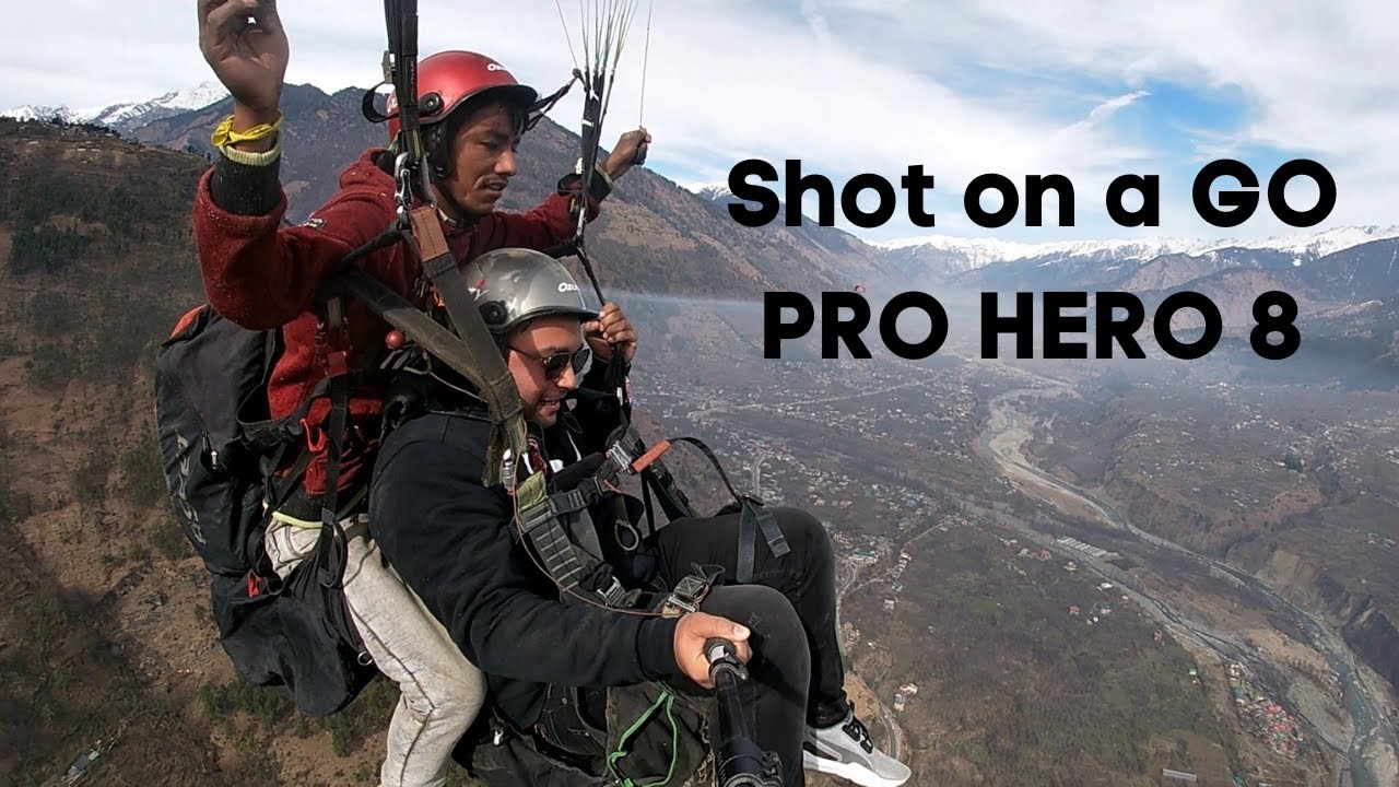 Manali Paragliding Video Using HERO GO PRO 8 | 8000ft Paragliding - YouTube