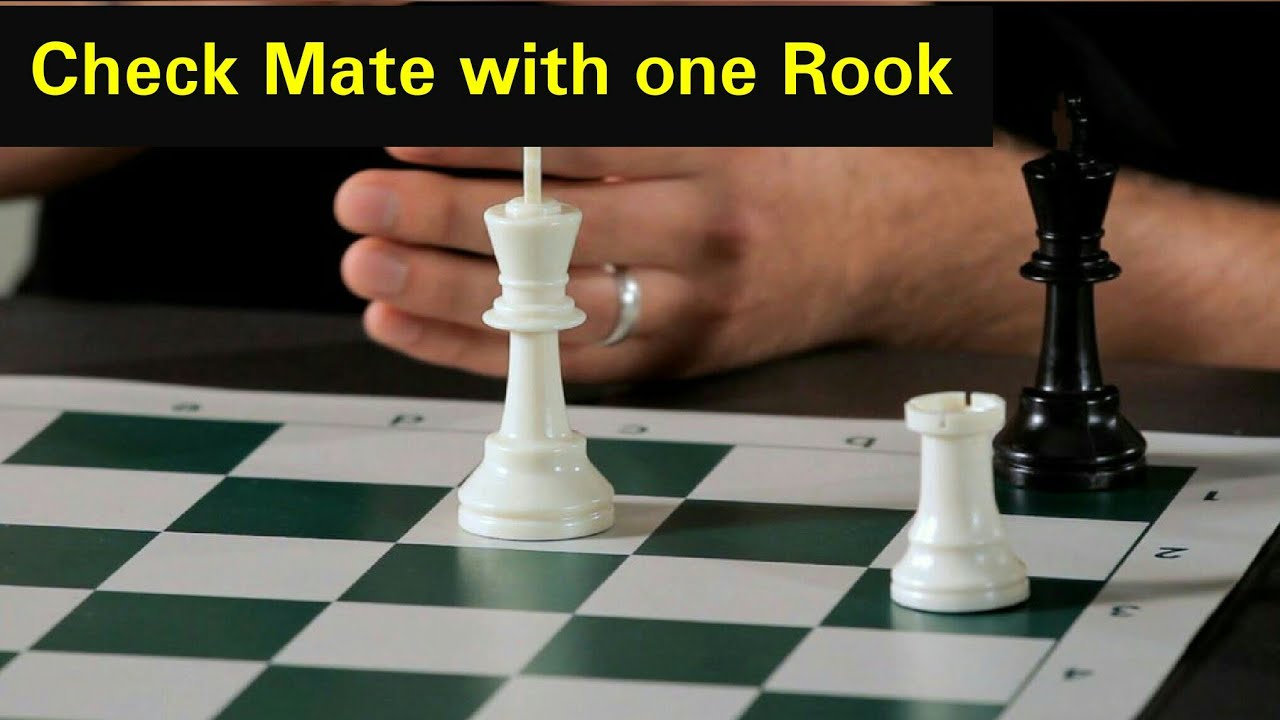 How to Checkmate with one Rook. one rook CheckMate. - YouTube